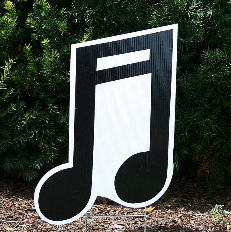Musical Notes | Yard Cards by Jess - Fort Wayne Indiana (NEI ...