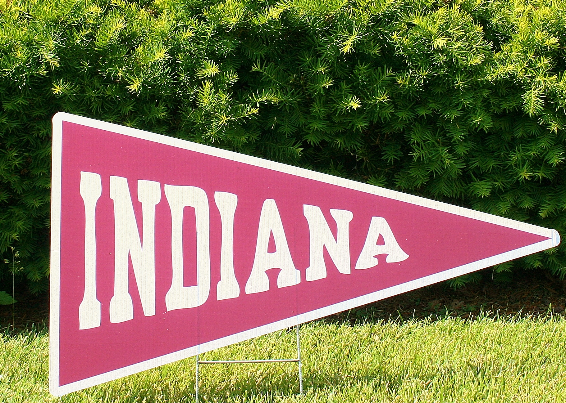Indiana Pennant | Yard Cards by Jess - Fort Wayne Indiana (NEI ...