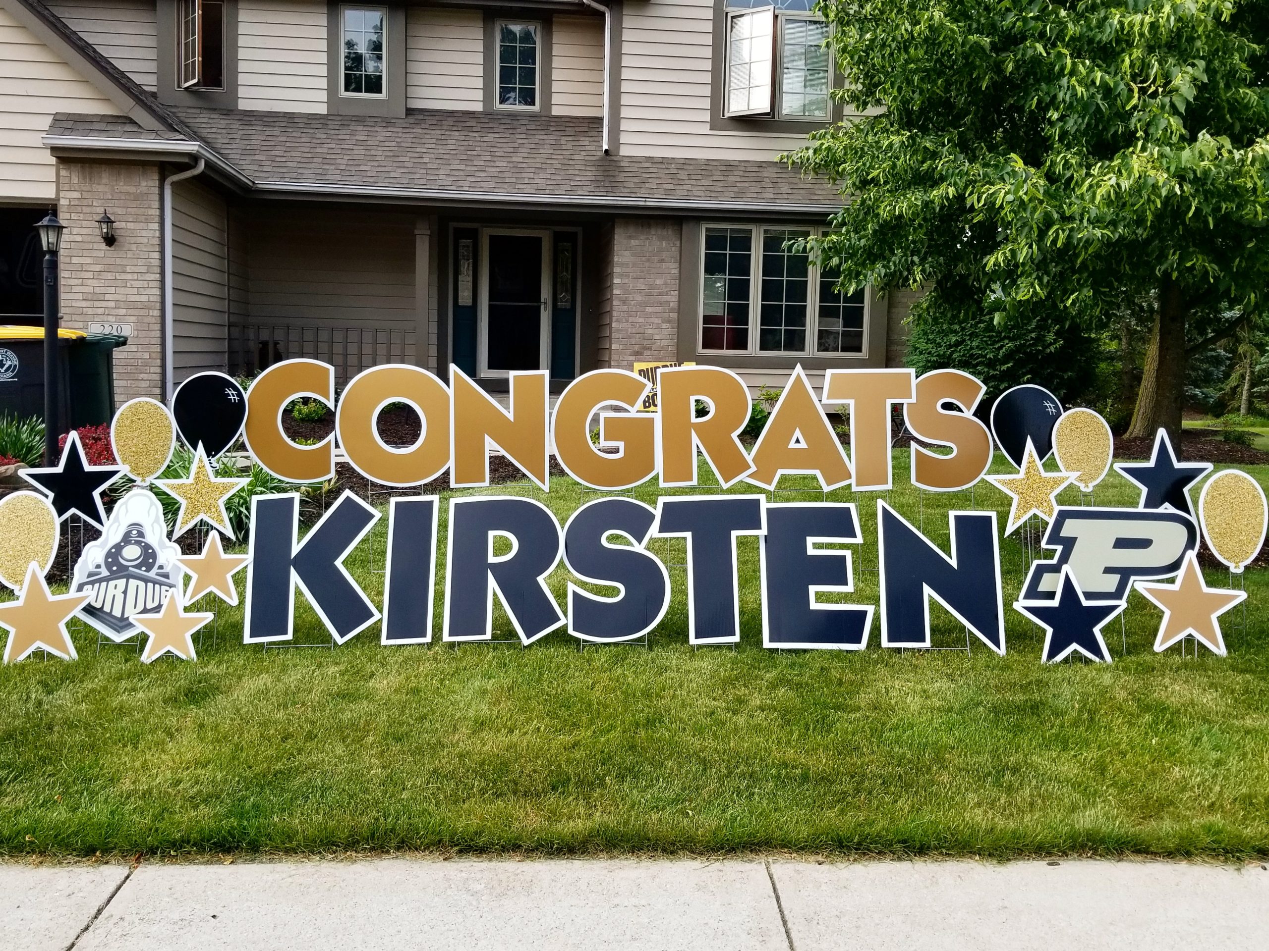 Graduation Cards Fort Wayne | Yard Cards by Jess - Fort Wayne Indiana ...